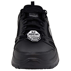 Skechers Men's Flex Advantage SR Black/Black Work Shoe 12 W US