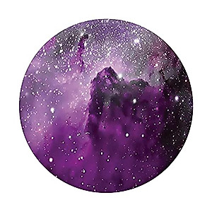 Purple Galaxy Pattern Phone Popper PopSockets Swappable PopGrip