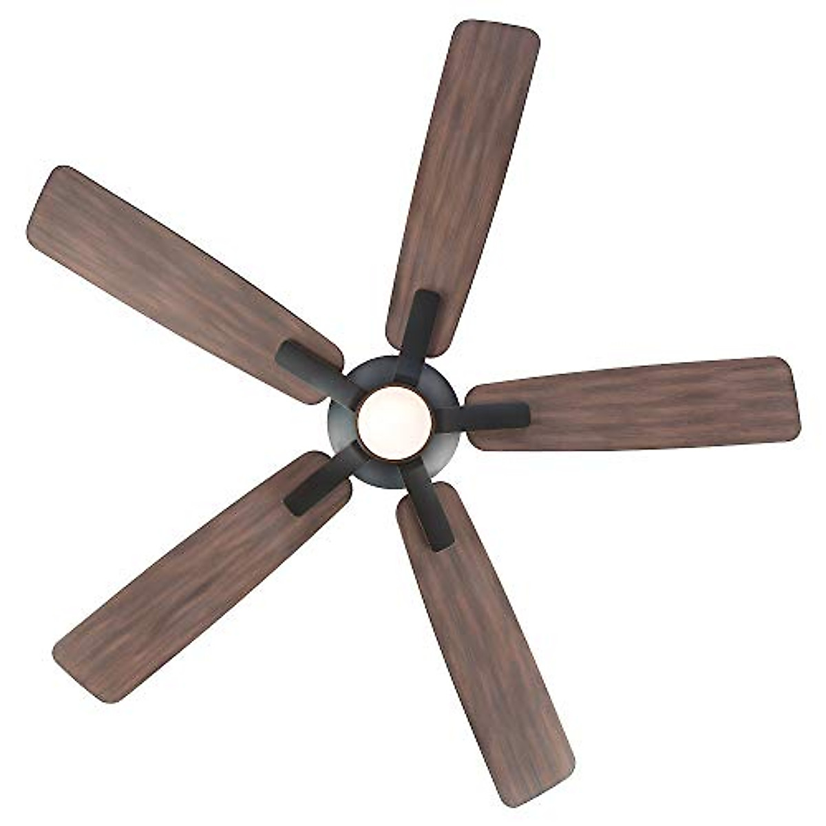 Mykonos Indoor and Outdoor 5-Blade Smart Ceiling Fan 60in Oil Rubbed Bronze Barn Wood with 3000K LED Light Kit and Remote Control