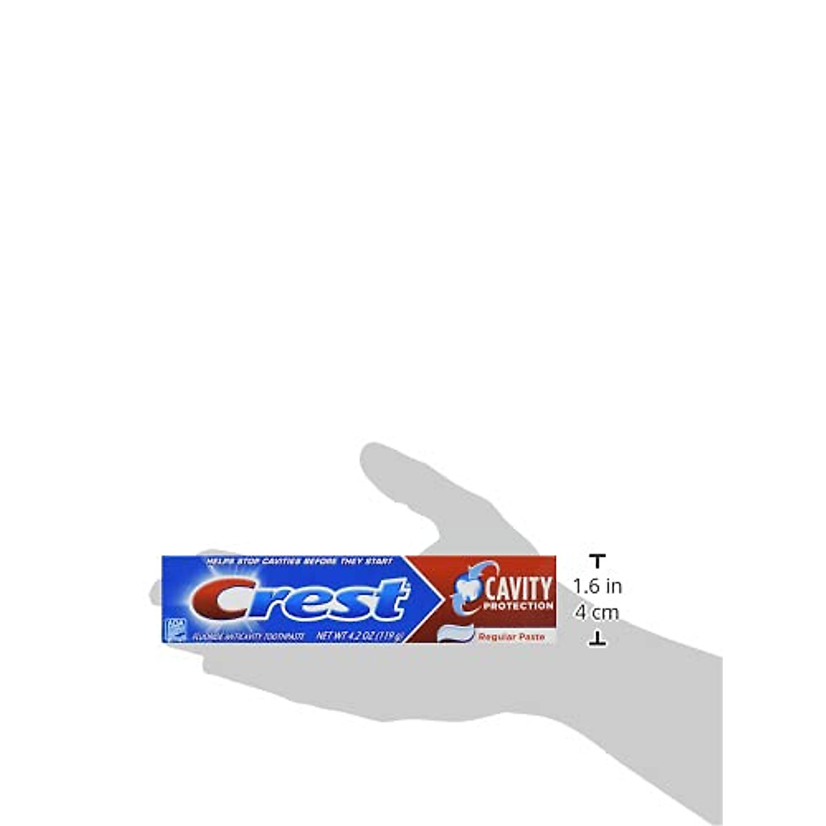 Crest Cavity Protection Toothpaste, Regular Paste, 4.2 Oz, 6.301 Lb