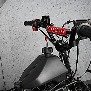 Dirt Bike Thread Gas Tank Cap with Red Gas Cap Vent Tube for 50cc 70cc 90cc 110cc 125cc ATV Quad 4 Wheeler TaoTao Sunl Coolster 3050C 3125R 110B Kazuma Baja Yamoto Eagle ICEbear Peace RPS Vitacci JCL