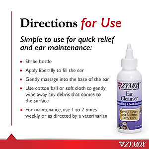 PET KING BRANDS Zymox Ear Solution w/ .5% hydrocortisone and Cleanser Bundle