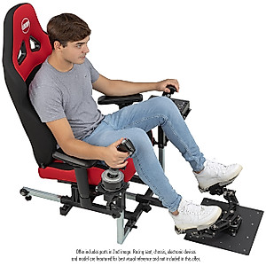 OpenWheeler | Configuration 2 | Flight Simulator HOTAS Side by Side Mount | Fits Thrustmaster Warthog, VirPil WarBRD, MongoosT-50CM2, VKB Gunfighter, WinWing Orion, Super Libra VirPil MongoosT-50CM3
