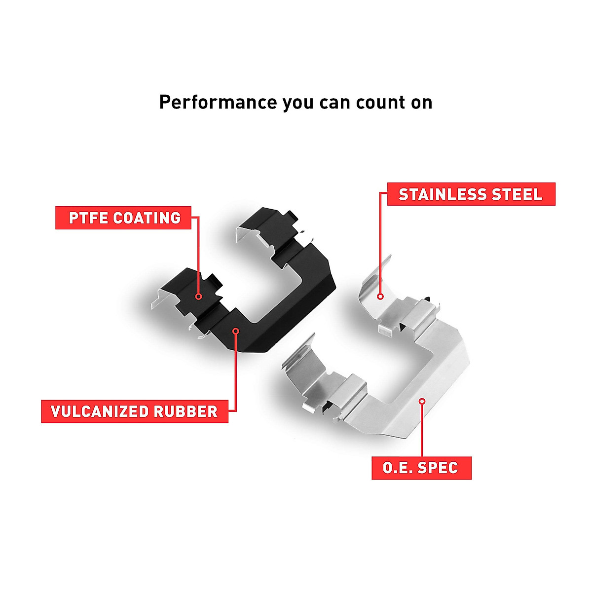 Dynamic Friction Company Front Rear Brake Pads and Rotors Kit| Brakes Rotors| 5000 Advanced Brakes and Rotors Kit Front and Rear| Hardware| Fit 2013-2024 INFINITI JX35, QX60, Nissan Pathfinder, Murano