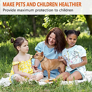 OCSOSO Flea Collar for Dogs and Cats, Dogs Flea and Tick Collar, Pet Flea & Tick Collar Fit of Large Medium Dog and Cat - 25 Inch