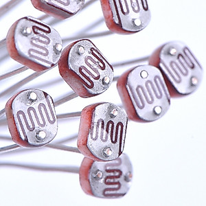 EBOOT 30 Pieces Photoresistor Photo Light Sensitive Resistor Light Dependent Resistor 5 mm (5539)