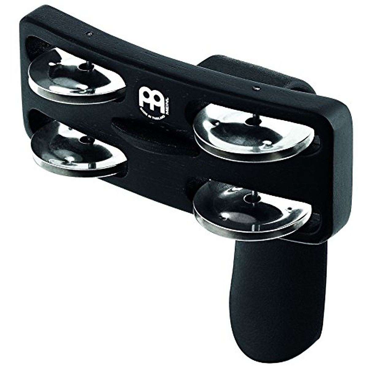 Meinl Percussion Heel Tambourine with Shoehorn Design, Stainless Steel Jingles-NOT Made in China-Hardwood, Accessory for Cajon Gigs, 2-Year Warranty (HTA)