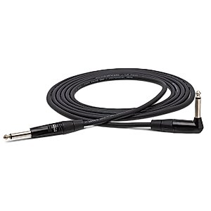 Hosa HGTR-015R REAN Straight to Right Angle Pro Guitar Cable, 15 Feet