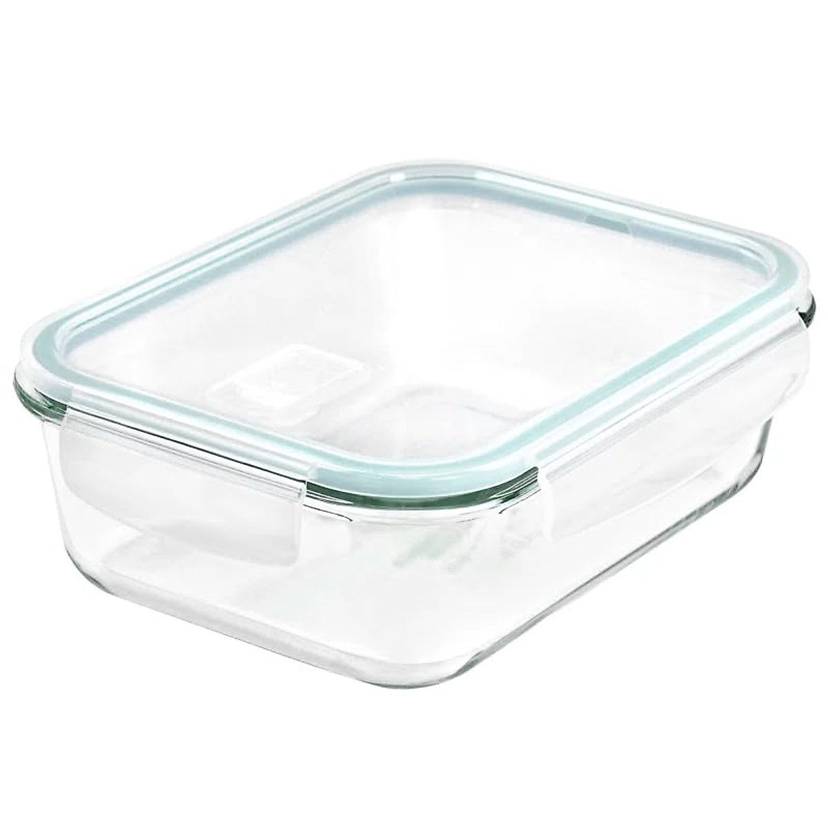 Martha Stewart Rectangular Glass Containers With Snap Lids, Set of 3