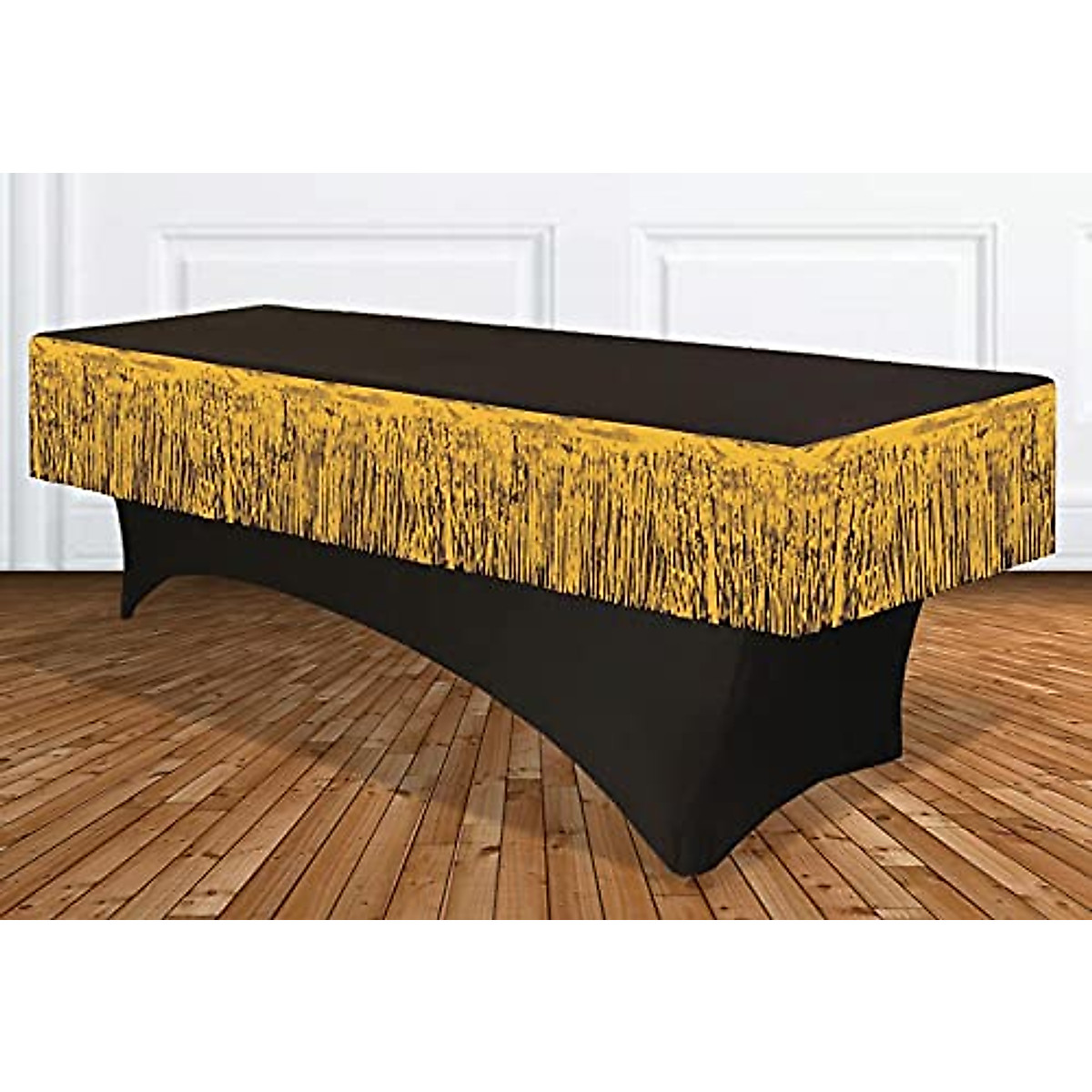 Forum Novelties Party Supplies Tinsel Fringe Garland, 20" x 15", As Shown