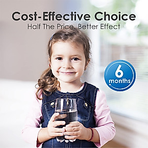 Waterdrop LT1000PC ADQ747935 MDJ64844601 Refrigerator Water Filter, Replacement for LG® LT1000P®, ADQ74793501, ADQ74793502, 46-9980, 9980, LFXC24796S, LSFXC2496D, NSF Certified