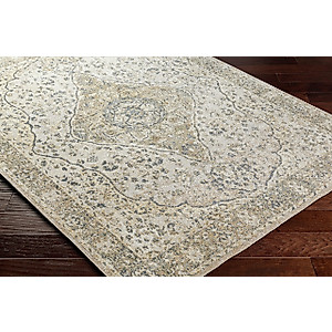 Artistic Weavers Lillian Washable Medallion Area Rug,2' x 3',Ivory