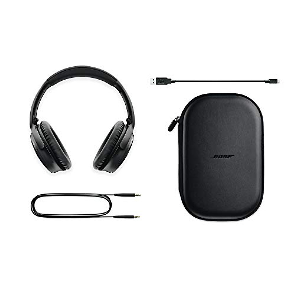 Bose QuietComfort 35 (Series II) Wireless Headphones, Noise Cancelling, with Alexa voice control – Limited Edition Triple Midnight