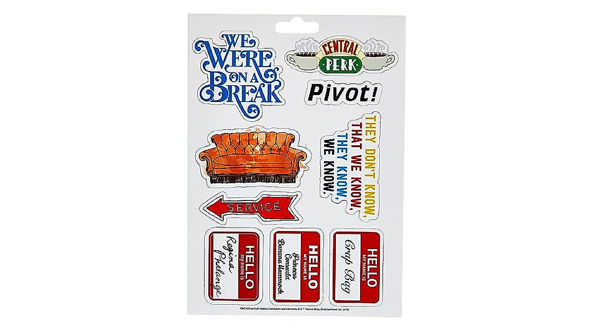 Friends Magnet Set - Official 18 Magnets for Fridge & Gifts