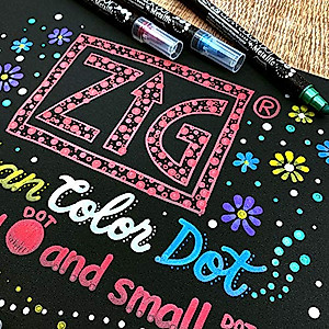 Kuretake TC-8100/6V ZIG Clean Color Dot Metallic 6 Colors