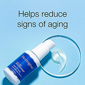Neutrogena Ageless Intensives Anti-Wrinkle Retinol Serum, Deep Wrinkle Daily Serum with Retinol SA, Vitamin E, and Vitamin A, Anti-Wrinkle Serum Treatment, 1 fl. oz