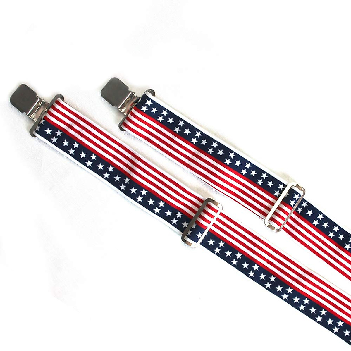 MELOTOUGH Men's Suspenders Fully Elastic 2 inch Wide X back Heavy Duty Tradesperson's Pant Suspender (New USA)