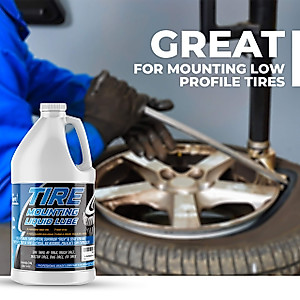 Bright Knight - Tire Lube, Tire Mounting Lube, Tire Sealant | Biodegradable & Universal | Tire Bead Sealer, Tire Soap, Bead Sealer For Tires, Aluminium & Alloy Wheels | Tire & Wheel Tools, Tire Repair