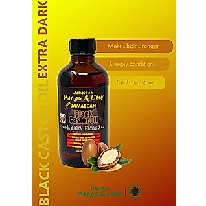 Jamaican Mango & Lime Black Castor Oil Xtra Dark 4 oz
