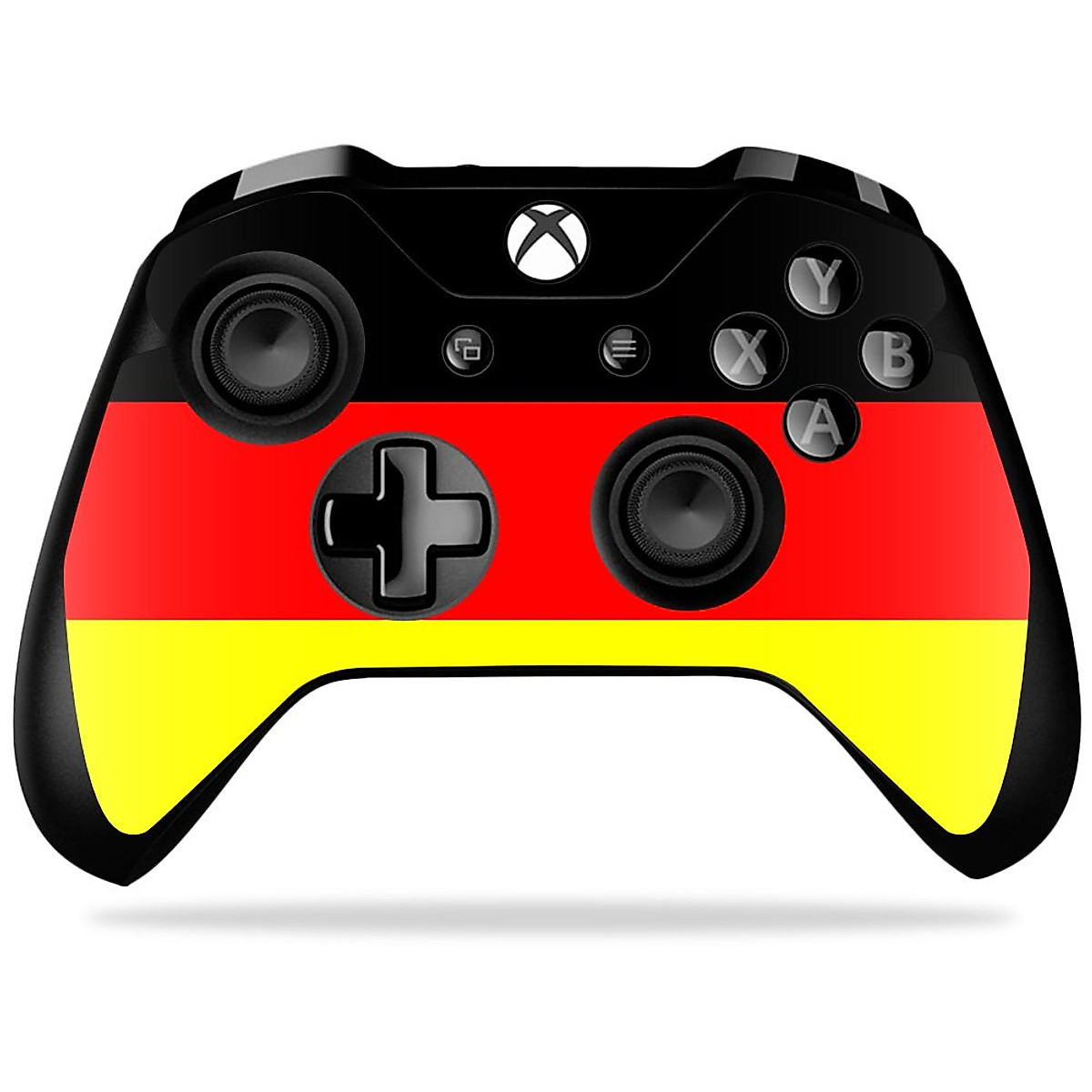 MightySkins Skin Compatible with Microsoft Xbox One X Controller - German Flag | Protective, Durable, and Unique Vinyl Decal wrap Cover | Easy to Apply, Remove, and Change Styles | Made in The USA