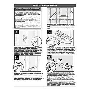 Delta Faucet D5618W Wall Mounted 18" x 1-1/2" ADA Concealed Screw Bath Safety Grab Bar in White