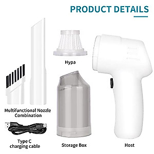 Vacuum Bug Catcher Spider and Insect Traps Catcher with USB Rechargeable Bug Pest Control,Insects and Handheld Bug Catcher with Brush Head Fluke for Stink Bug,Beetle,White Pest Suction Trap