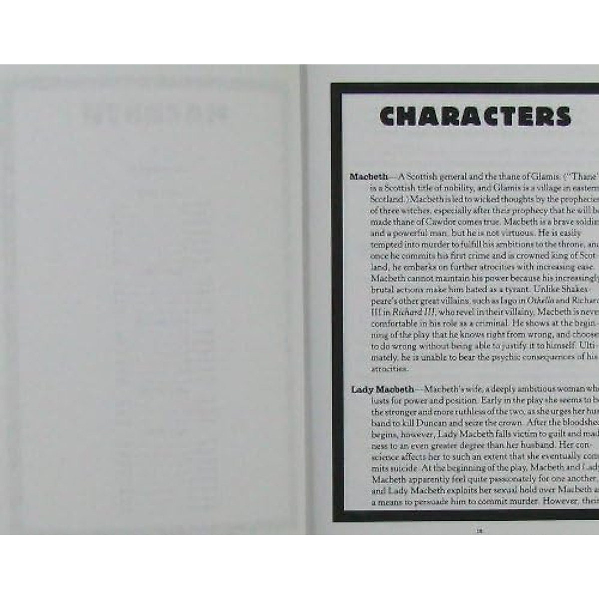 Macbeth: No Fear Shakespeare Side-by-Side Plain English