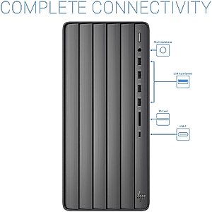 Newest 2022 HP Envy Gaming Desktop, Intel Core i7-11700 Processor, NVIDIA GeForce RTX 3060, 64GB RAM, 1TB PCIe SSD + 2TB HDD, Wireless Keyboard and Mouse, HDMI, Windows 10 Home