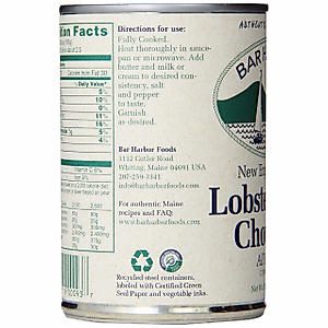 Bar Harbor Lobster Corn Chowder, 15-Ounce (Pack of 6)