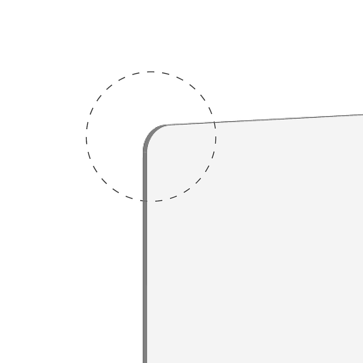 NO Cutout Sneeze Guard Panel for Counter and Desk, Portable Clear Acrylic Shield No Opening, Protective Plexiglass Shield Without Opening for Office, School, and Retail Store