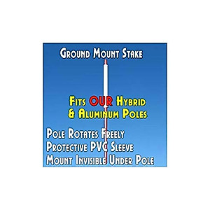 CBD Sold Here Windless Feather Flag Bundle (11.5' Tall Flag, 15' Tall Flagpole, Ground Mount Stake)