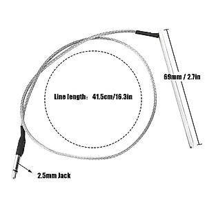 Pickup, High Sensitivity Under-Saddle Pickup Transducer with 2.5mm Jack DIY Replacement Parts for Acoustic Guitar Pickup accessories