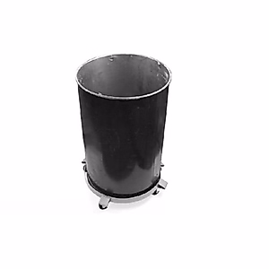 3 Drum Dolly 1000 lb 55 Gal w Swivel Casters Heavy Duty Steel Frame Non Tipping