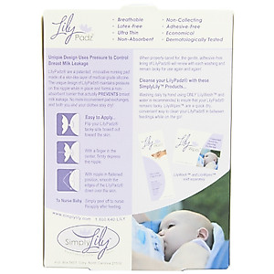 LilyPadz® Reusable Silicone Nursing Pads Single Pair Regular Size