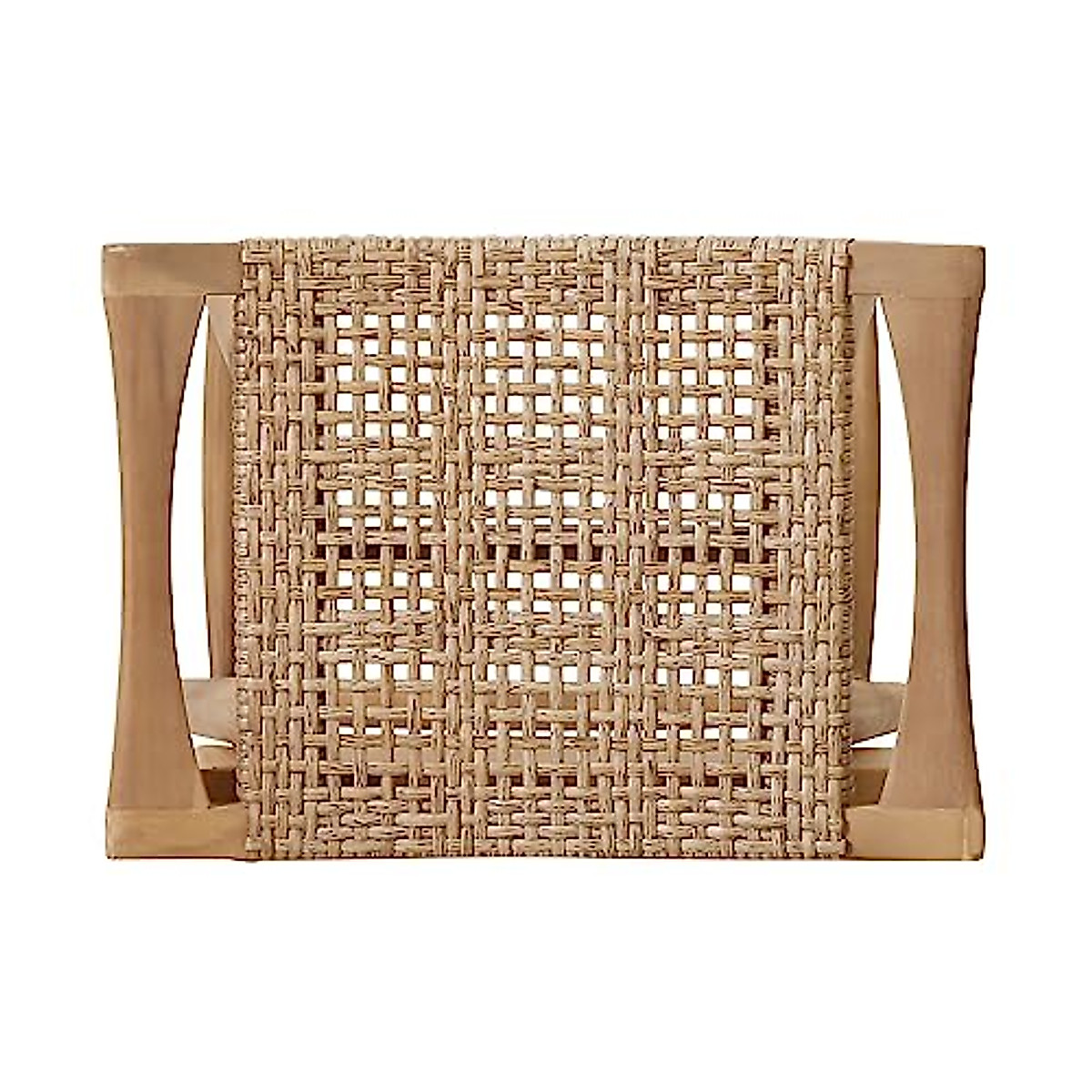 Christopher Knight Home Magwen Outdoor Acacia Wood Barstool with Wicker (Set of 2), Light Brown and Light Multi-Brown