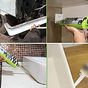 Epoxy Gun 200 mL/6.75 fl oz (2:1 Mix Ratio) Dual Component Adhesive Cartridge Applicator Manual, Panel Bond Gun for 08115-08116 （Vitality Green）