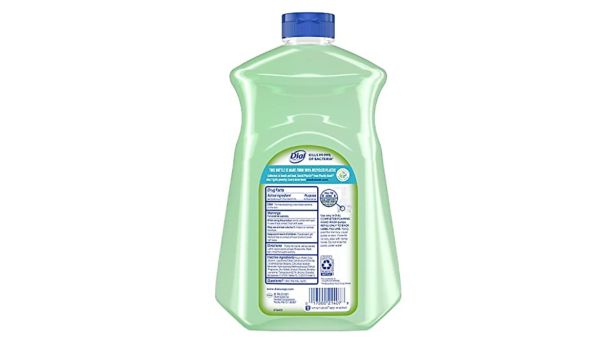 Dial Antibacterial Foaming Refill, Fresh Pear - 52 oz
