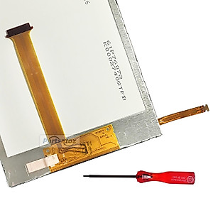 Rinbers Bottom LCD Screen Part Lower Display Replacement for Nintendo New 2DS XL LL Console with Opening Tool