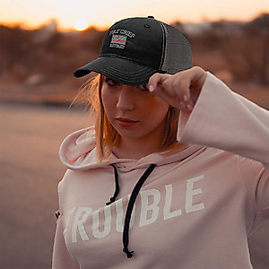 Richardson Trucker Mesh Hat Firefighter Chief Retired Embroidery Cotton Dad Hats for Men & Women Snapback Black Charcoal