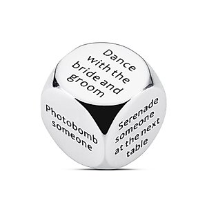 Wedding Guest Ice Breaking Game Dice, Wedding Favors for Guests, Wedding Party Favors, Wedding Decorations Table Games for Guest, Wedding Decor, Wedding Supplies, Engagement Bridal Shower Party Favors