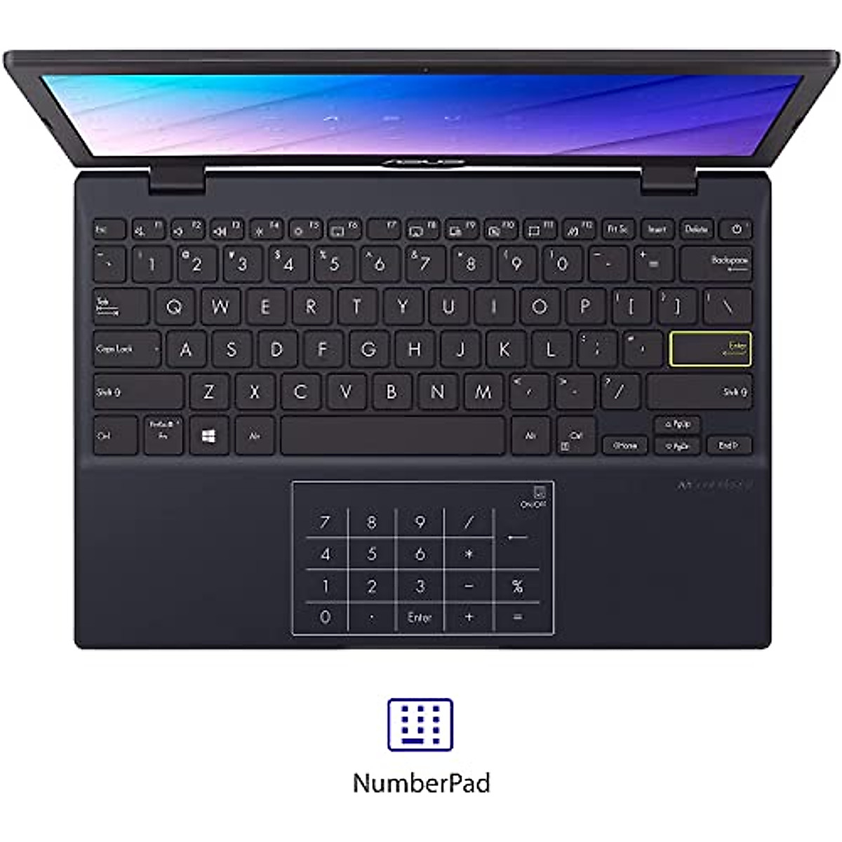 2022 ASUS Laptop L210 11.6” Ultra Thin Student Laptop Computer, Intel Celeron N4020 Processor, 4GB RAM, 192 GB Storage, Windows 10 Home in S Mode with One Year of Office 365 Personal, Star Black