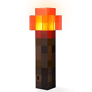 Minecraft Toys Redstone Torch 12.6 Inch LED Lamp | USB Rechargeable For Nightlight, Costume Cosplay, Roleplay