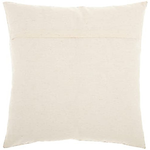 Nourison Mina Victory Trendy, Hip, New-Age Cigar Sunglasses Dog 18" x 18" Natural Indoor Throw Pillow