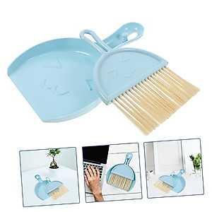 Levemolo 1 Set Broom to Clean up Cars Automotive Brooms Detailing Brush Combos Small Sweeping Countertop Brush Small Cleaning Brush Multi-Function Whisk Broom Desk Cleaner Brush Blue Pp