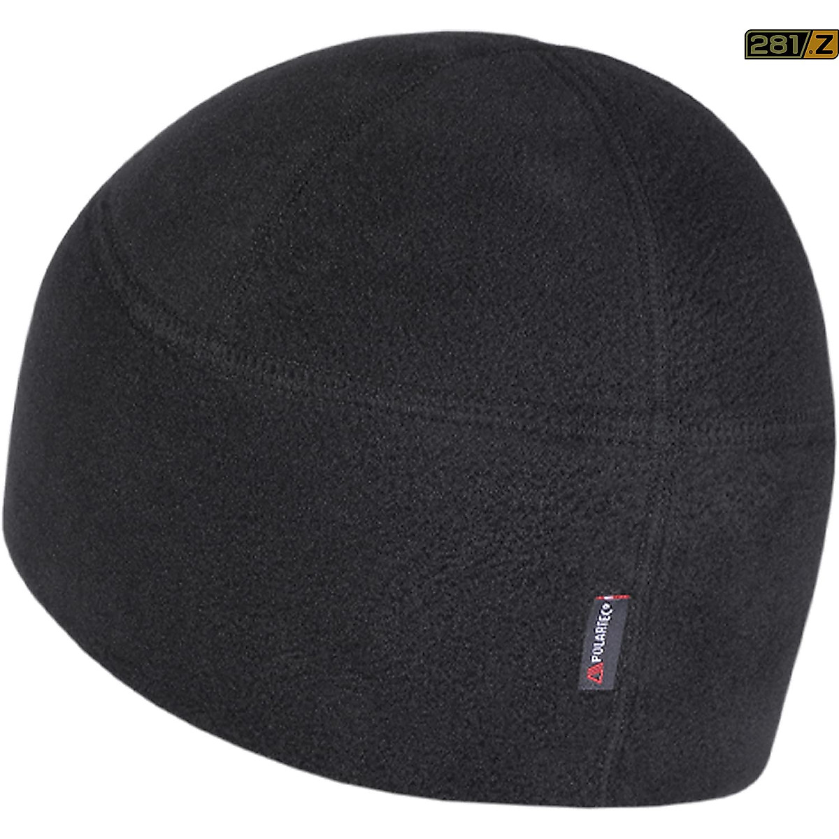 281Z Polartec Fleece Classic 100 Winter Skull Cap - Military Tactical Outdoor Sport - Watch Cap Beanie (Black, Large)