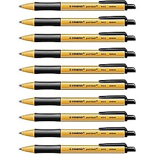 Ballpoint - STABILO pointball Black Box of 10