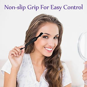 Mudder 21 Pcs Face Razors for Women and Men, Eyebrow Razors Shaver Facial Razor Multipurpose Face Trimmers with Precision Cover for Women Makeup Care Tools(Black)