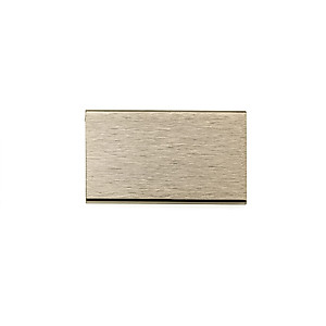 Richelieu Hardware BP989850CHBRZ Lincoln Collection 2-inch (50 mm) Center-to-Center Brushed Champagne Bronze Modern Cabinet and Drawer Edge Pull Handle for Kitchen, Bathroom, and Furniture