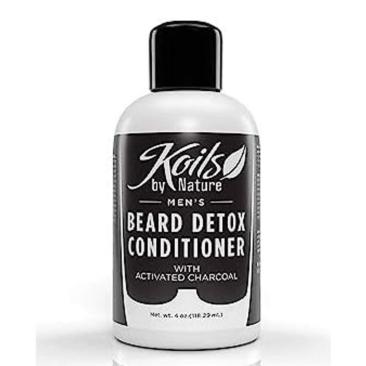 Koils by Nature Beard Detox Conditioner with Activated Charcoal | 4 Oz | Cleanse, Detoxify and Refresh Skin and Beard - Promotes Beard Growth