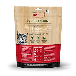 Nature's Advantage Freeze-Dried Raw Red Meat Dinner Cat Food Mini Nibs, 12 oz | Grain Free, High Protein Nutrition